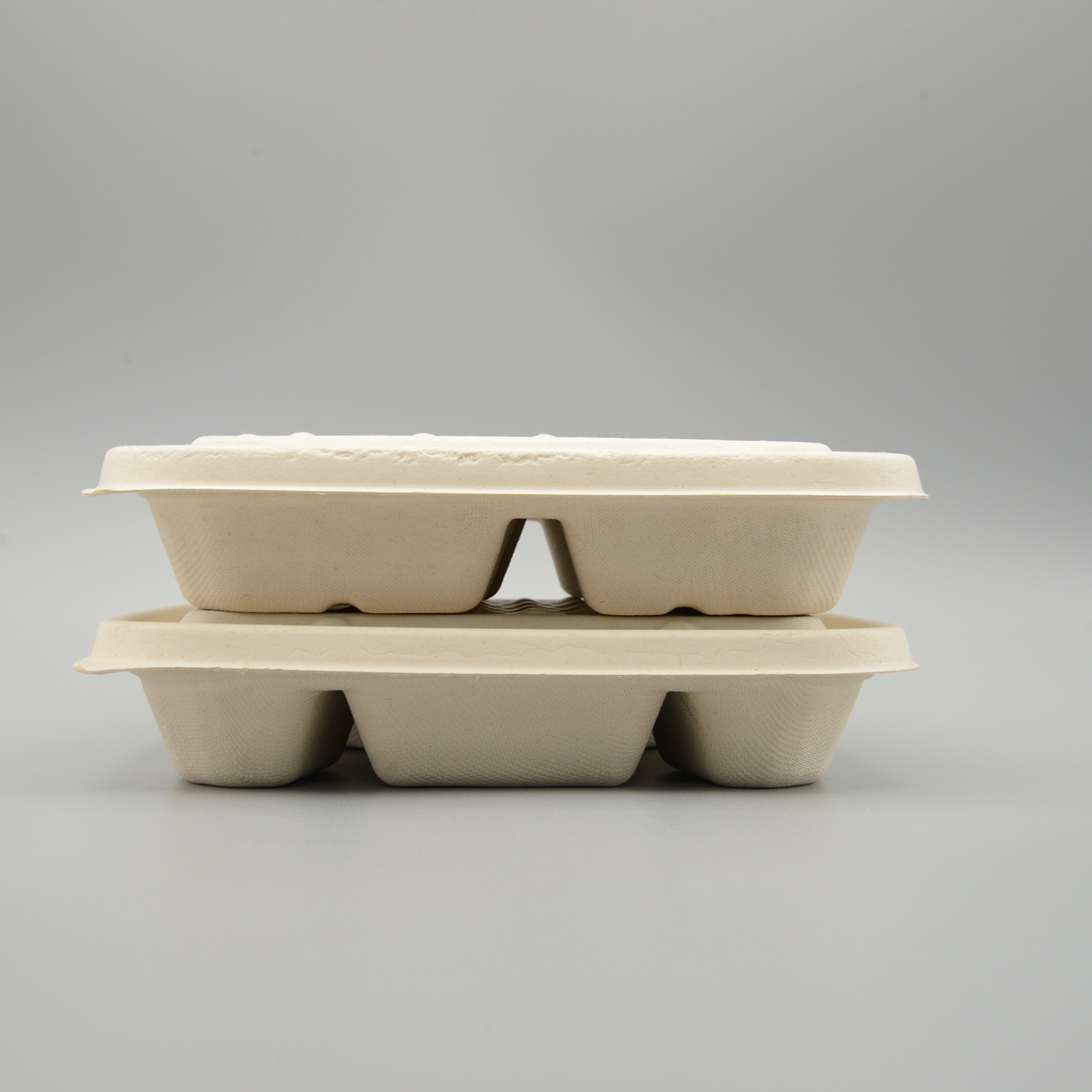 Wholesale Disposable Sugarcane Bagasse 3 Compartments Biodegradable ...